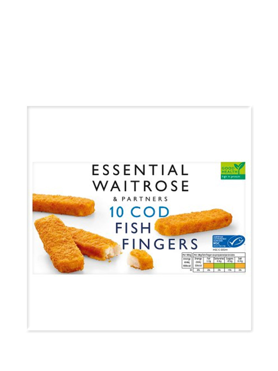 WAITROSE ESS 10 COD FISH FINGER MSC 300G – B.I.G. - Publika Shopping ...