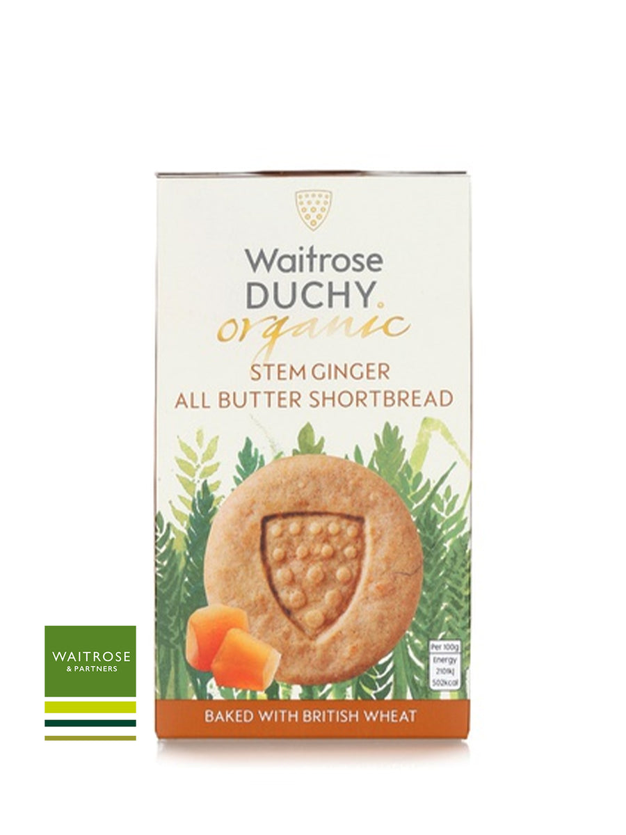 WAITROSE DUCHY GINGER SHORTBREAD 150G – B.I.G. - Publika Shopping Gallery