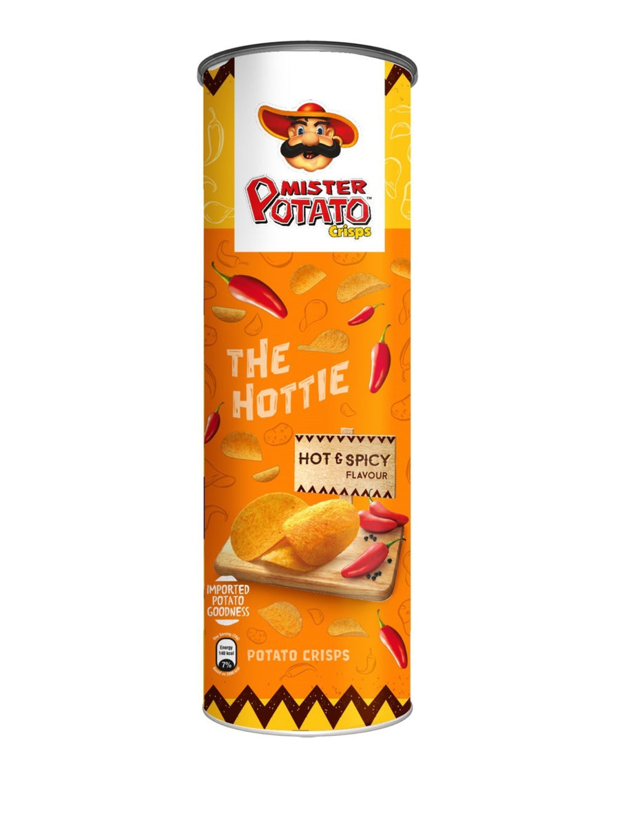 MR POTATO TUBES HOT & SPICY 125G – B.I.G. - Publika Shopping Gallery