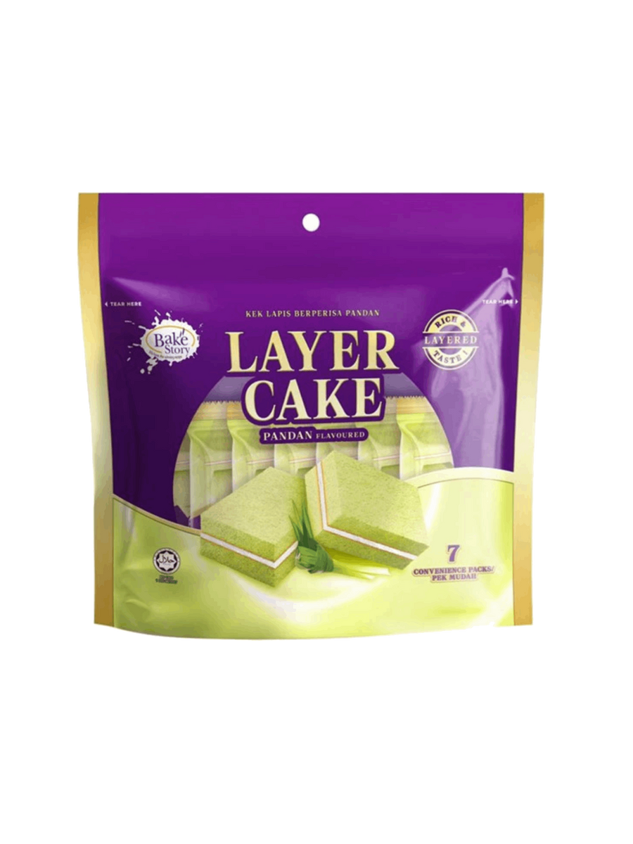 BAKE STORY PANDAN FLAVOURED LAYER CAKE 7X16GM – B.I.G. - Publika ...