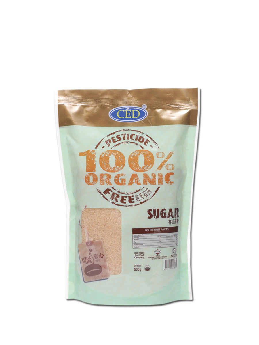 CED ORGANIC SUGAR 500G – B.I.G. - Publika Shopping Gallery