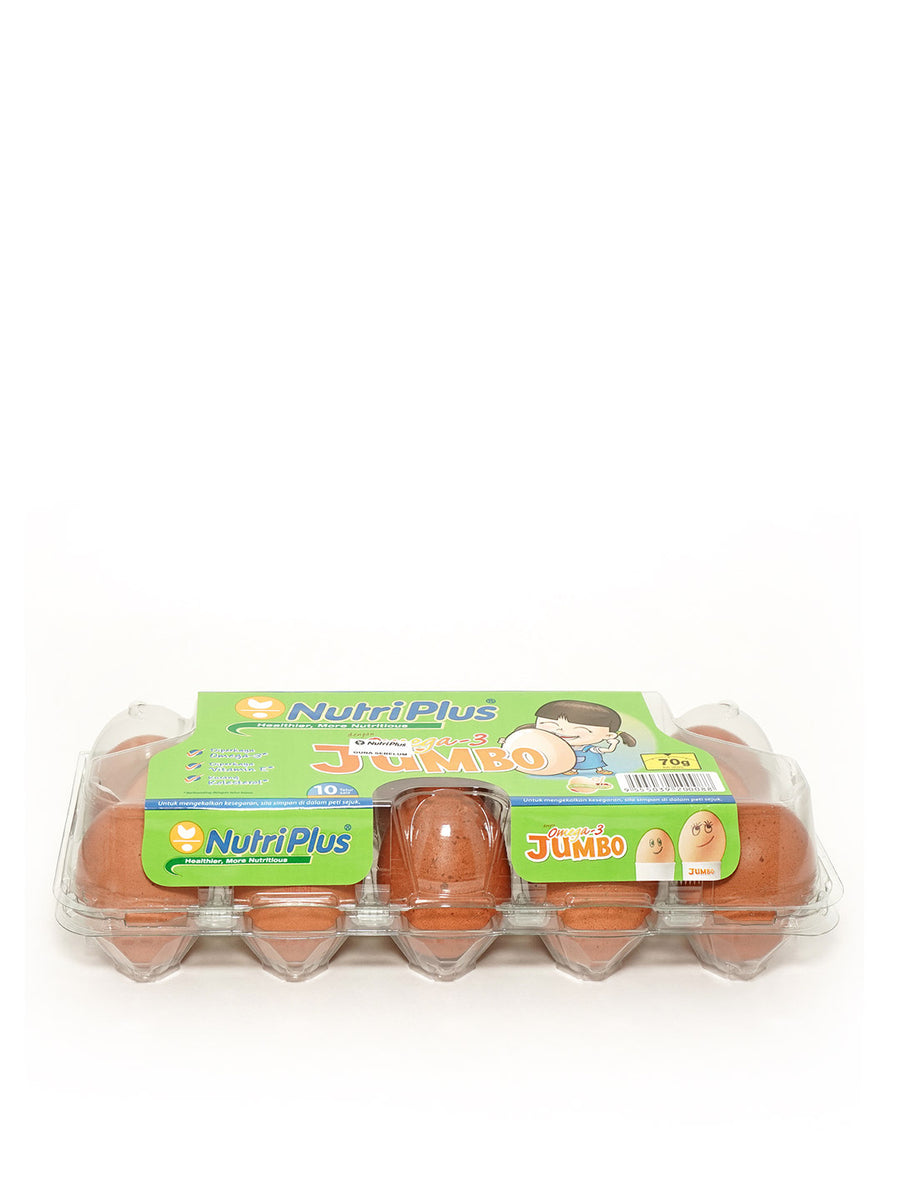 NUTRI PLUS OMEGA 3 JUMBO EGGS 10'S – B.I.G. - Publika Shopping Gallery