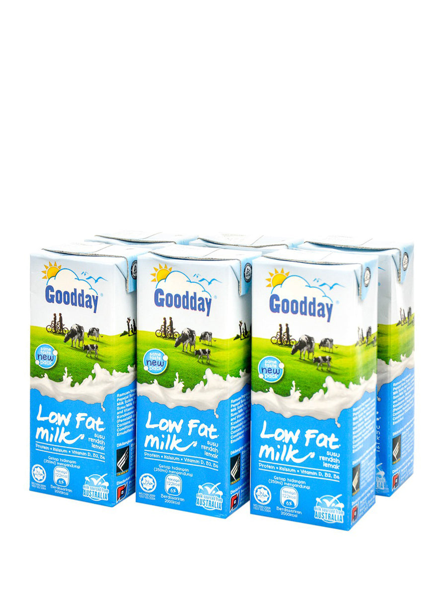 GOODDAY UHT LOW FAT MILK 6X200ML – B.I.G. - Publika Shopping Gallery