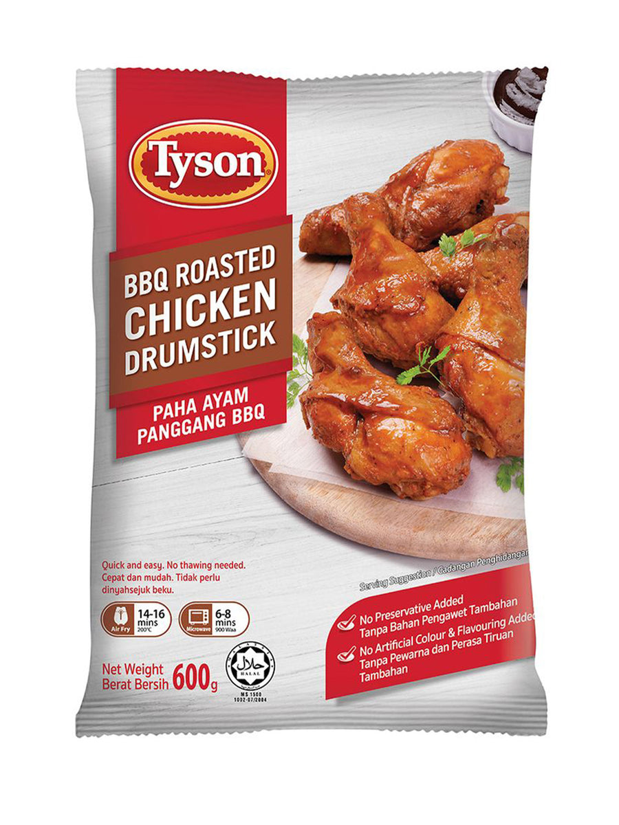 TYSON BBQ ROASTED CHICKEN DRUMSTICK 600G – B.I.G. - Publika Shopping ...
