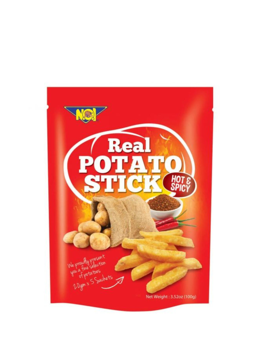 NOI REAL POTATO STICK HOT & SPICY 100GM – B.I.G. - Publika Shopping Gallery